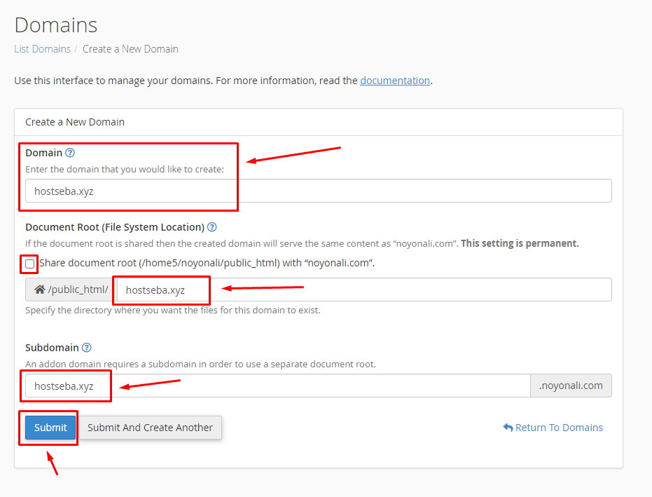 কিভাবে cPanel থেকে Addon Domain অ্যাড করবেন? - HostSeba