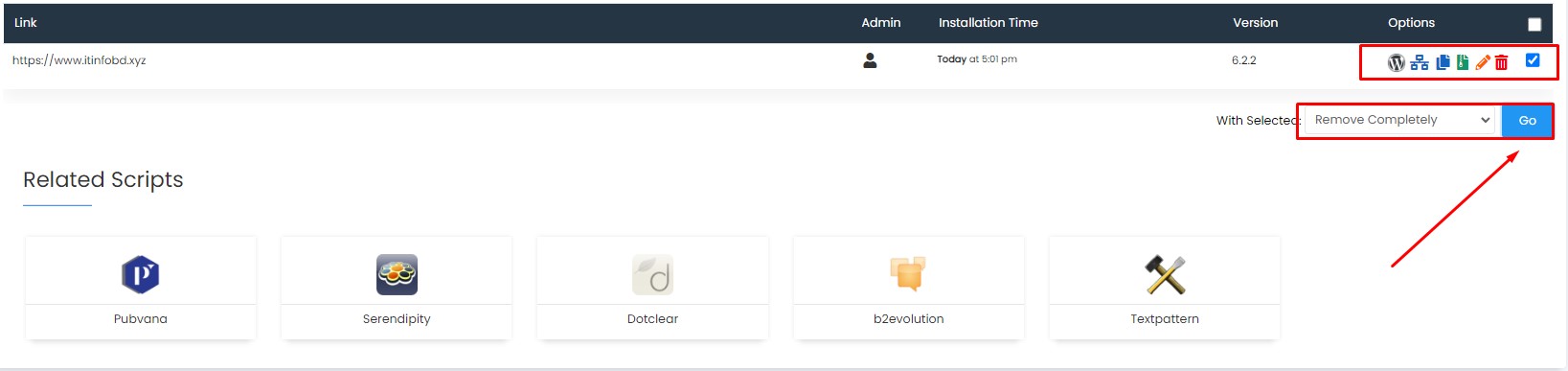 How to uninstall wordpress from cPanel softaculous - HostSeba